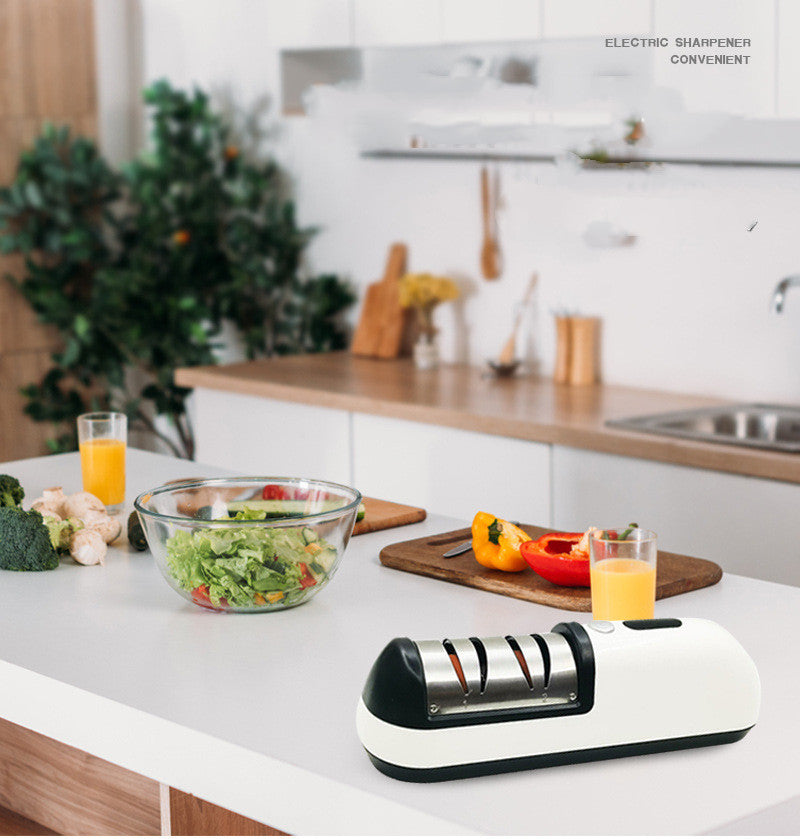Home Kitchen Rechargeable Quick Sharpener – DecoLuxe Kitchen